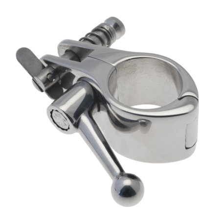 Collier ouvrant avec goupille et clef en inox 316